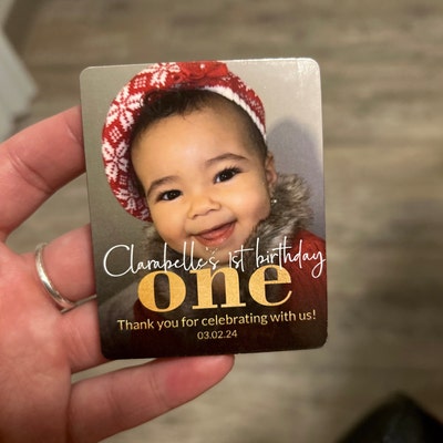 Birthday Magnets Favor Photo Magnet/custom Photo Magnet Favor ...