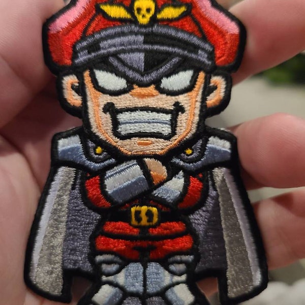 Street Fighter Patch Street Fighter Iron on - M. Bison Chibi Iron on ...