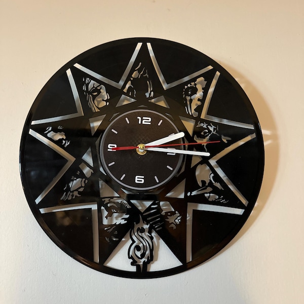 SLIPKNOT Vinyl Record Wall Clock / Slipknot - Psychosocial / Christmas ...