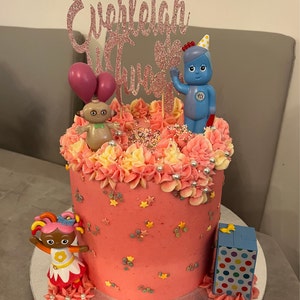Personalised Custom Glitter Cake Topper Happy 15th Birthday Ian Fifteen ...