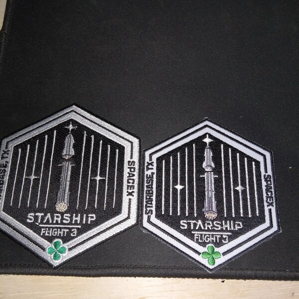 Spacex Starship Missions 1 ,2, 3,4 Mission Patch Combo 4 Pack Patches 3 ...