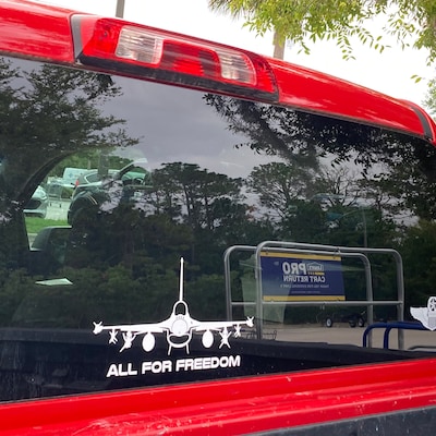 Pilot Wings Decal White command USAF Pilot Badge Sticker, Chief Pilot ...