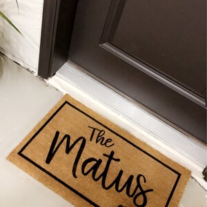 Custom Lord of the Rings Doormat Speak Friend and Enter | Etsy UK