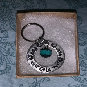 Girl Dog Tag Pet Name Tag Dog Name Tag With Flowers and Crystal Bead ...