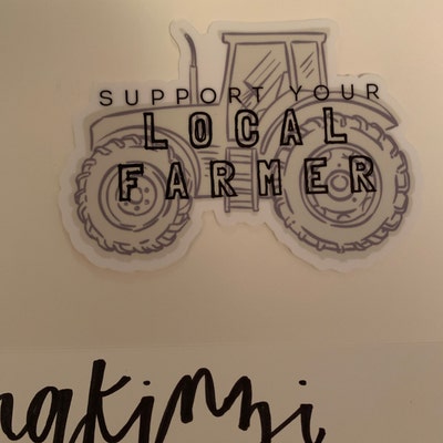 No Farms No Food Color, Sticker, Decal, Bumper Sticker - Etsy