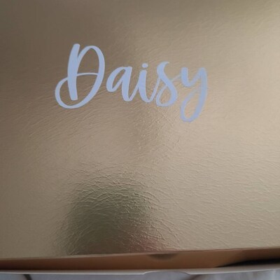 Personalizable Cursive Name Sticker Decals Tumbler Cup Decal Sticker ...