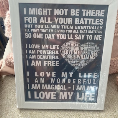The Beatles Song Music Lyrics in My Life Poster Print. John Lennon ...