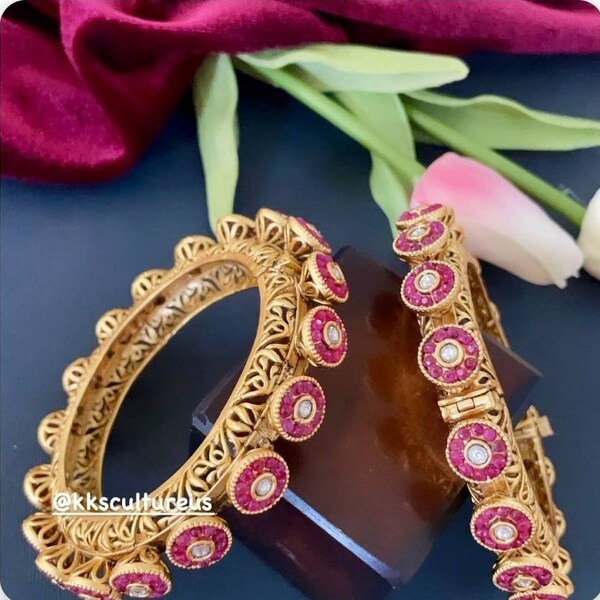 Gold Plated Kundan Necklace Set Rajwadi Gold Finish Traditional Gold ...