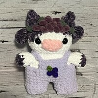 10-in-1 Fruit Cows Crochet Pattern Bundle amigurumi Highland Cow ...