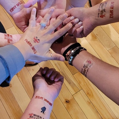 Spice Girls Theme Bachelorette Party Temporary Tattoos Custom W/ FREE ...