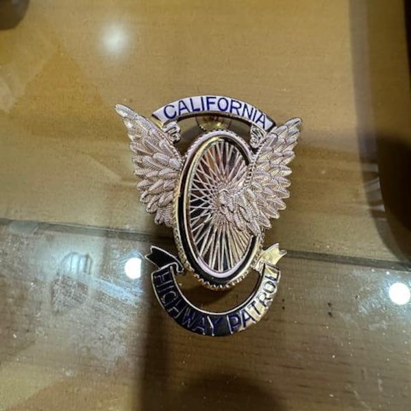 California Highway Patrol Cap Piece CHP - Etsy