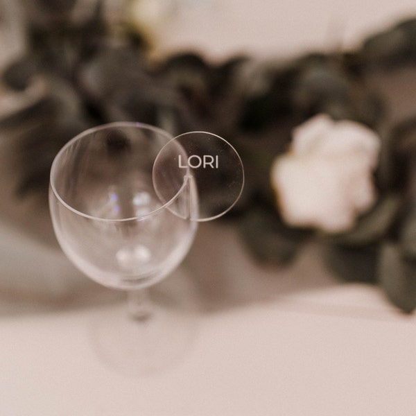 Acrylic Wedding Name Place Cards Ideas With Table Numbers Place Names ...