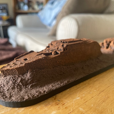 HMHS Britannic Wreck Model Underwater Model Britannic Wreck - Etsy