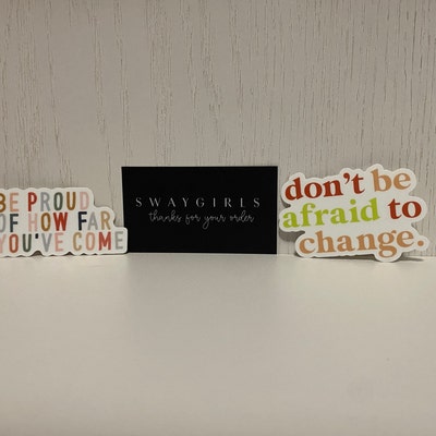 Positive Sticker Quotes Self Care Sticker Be Proud Sticker ...