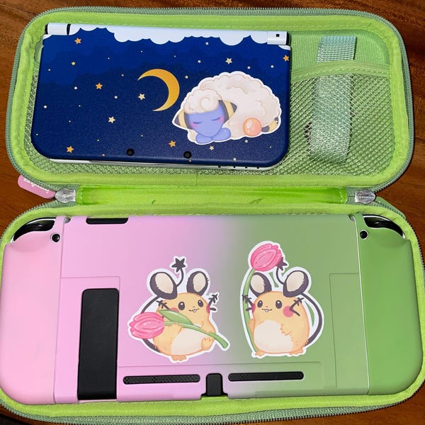 Cute Cat Dango and Tanghulu Strawberry Stickers Kawaii Food Vinyl ...