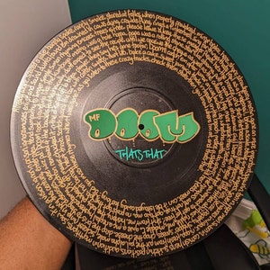 MF DOOM Hand Painted Vinyl Record / Featuring DOOM Tag / - Etsy UK
