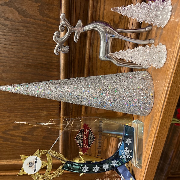 Silver Glitter Tree: Handmade Party Centerpiece - Etsy