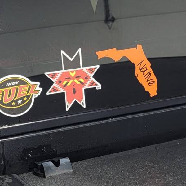 Florida Native Vinyl Sticker Car Window Door Bumper Decal Pride Home FL ...