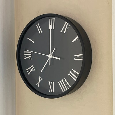 Simple Wall Clock Telling Time Clock, Pastel Colors Clock, Color Wheel ...