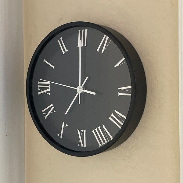 Simple Wall Clock Telling Time Clock, Pastel Colors Clock, Color Wheel ...