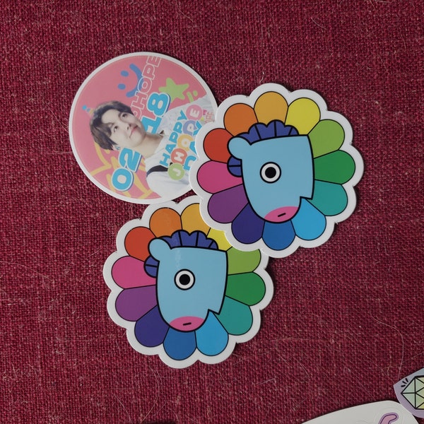 BTS Keychain & Sticker Pack | Hobicore Jungkook Jin Mang Dynamite ...