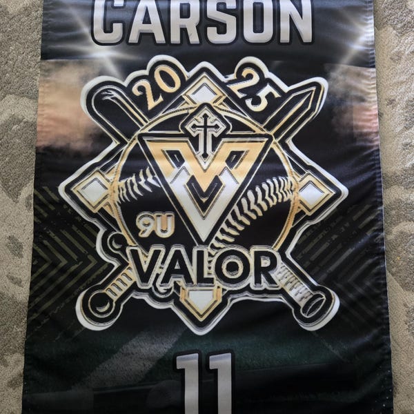 Sports Hotel Door Sign Tournament Fabric Flag Door Signs Personalized ...