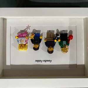 Personalized Mini Me Minifigure Frame. for up to 5 Figures. Final ...