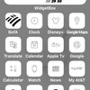 2000 Minimalistic White & Black Ios 14 / 15 App Icons, Social Media Set ...