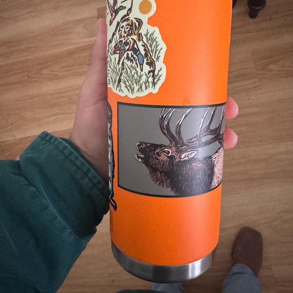 Bull Elk Sticker Decal - Etsy