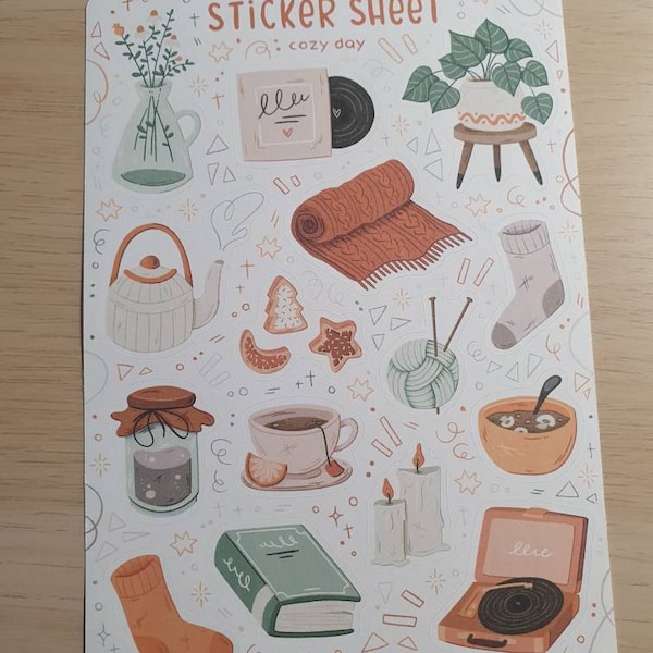 Sticker Sheet - Sparkles Gold | Journal Stickers, Calendar, Planner ...