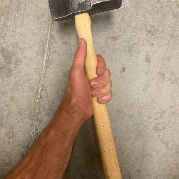 Forged 3lb Sledge Hammer Blacksmithing Hammer Forging Hammer Blacksmith ...