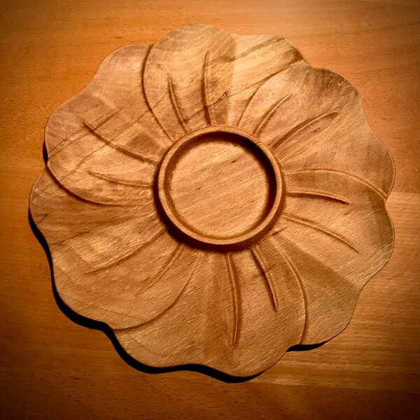 Flower Shaped Tray V2 - 3D STL Files for CNC and 3D Printer - Etsy
