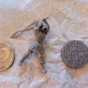 Trish, Pinup 32mm or 75mm Fantasy Miniature Dnd Miniature RPG Tabletop ...