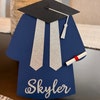 Graduation Gift Card Holder, DIY Graduation Card, Cap and Gown Svg ...
