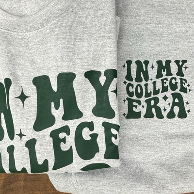 In My College Era SVG PNG, College Svg, College Shirt, Era Svg, Eras ...