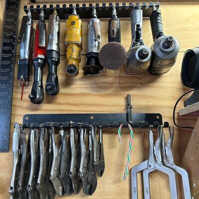 Vise Grip / Clamp Tool Shop Organizer: Holds 15 Tools - Etsy