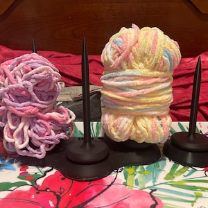 Horizontal Yarn Ball Holder, Knitting, Crochet, Spindle - Etsy
