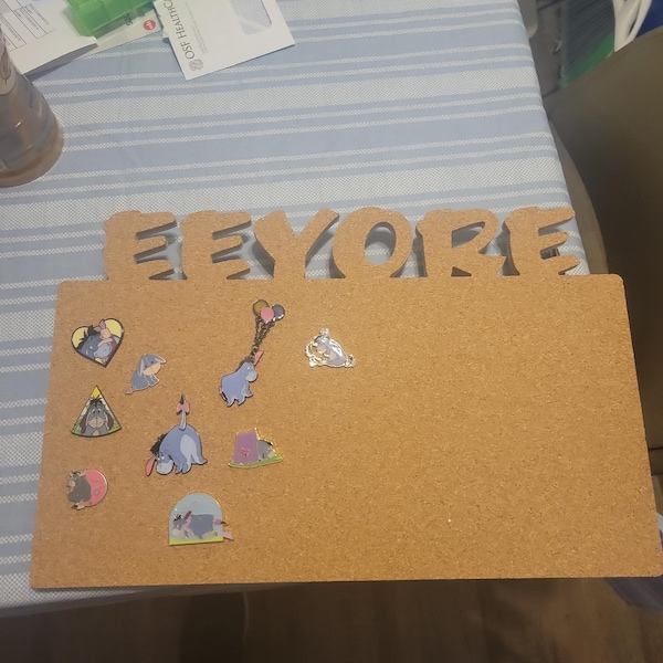 Personalized Cork Board With Name, Cork Board Letters, Personalized ...