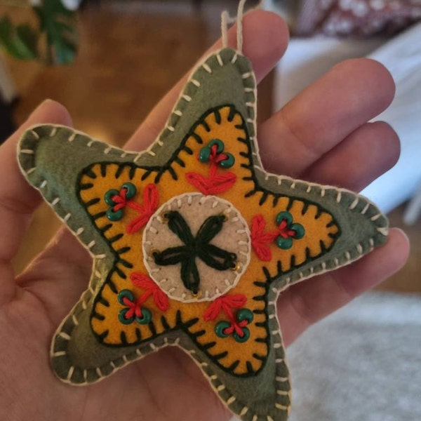 Folk Art Star Sewing Pattern PDF Download to Make Three Different Star ...