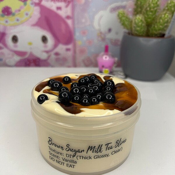 Brown Sugar Milk Tea Scented Slime - Etsy