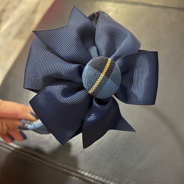 School Uniform PLAID 57 Set of 5 Pieces Navy, Yellow Gold, Royal - Etsy