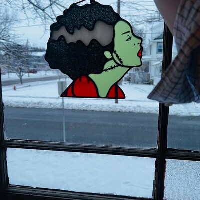 Frankenstein Suncatcher / Wall Decor / Window Decor / Bride's Sidekick ...