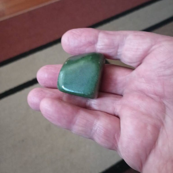 Nephrite Jade Tumbled Stone - Polished Natural Nephrite Jade Crystal ...