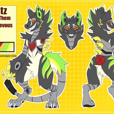 Ampwave Furry Art Base Ref Sheet - Etsy