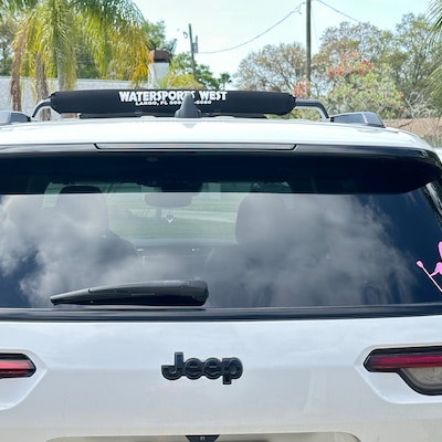 Golf Cart Decal Ladies Golf Decal for Car Window Heartbeat Lifeline ...