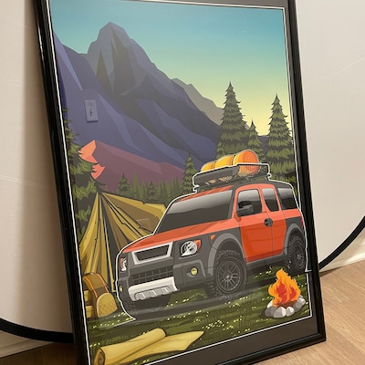 Honda Element Adventure is Calling and I Must Go orange - Etsy
