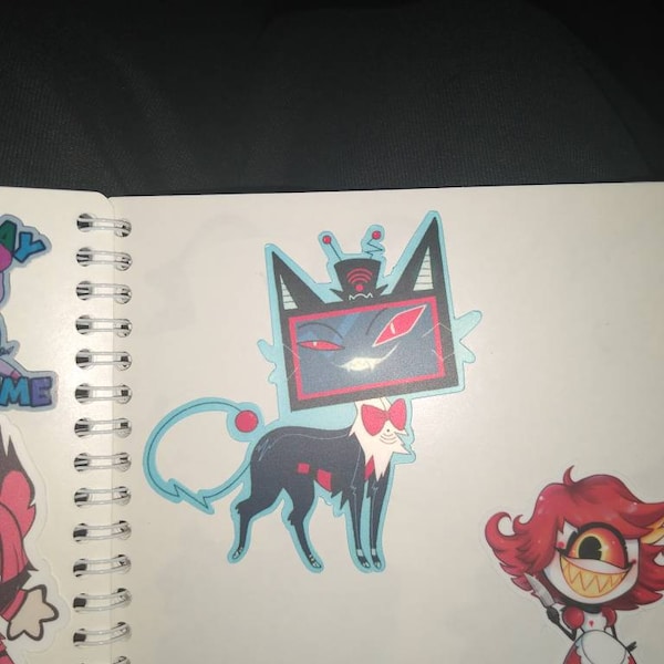 Hazbin Hotel Stickers Vee Cats Vox, Valentino, and Velvette Cat - Etsy