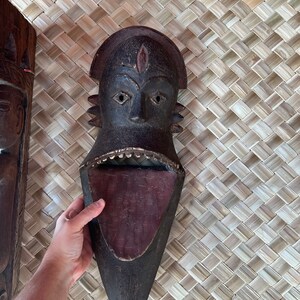 African Rasta Mask 43 on Display Stand - Etsy