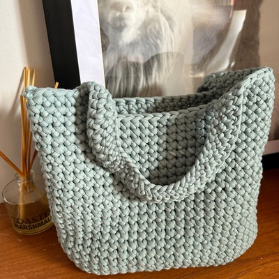 Crochet Backpack, Crochet Rope Bag, Handmade Backpack, Womens Rucksack ...