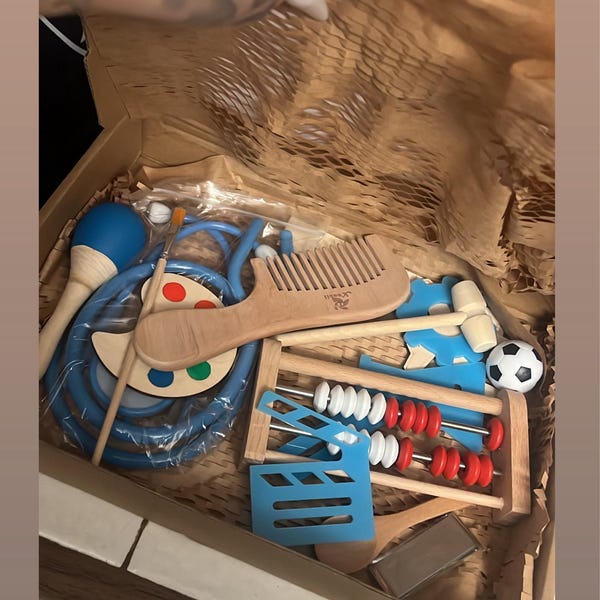 Atamhatik (agrahadig) - First Tooth Ceremony Play Kit in Blue Color - Etsy